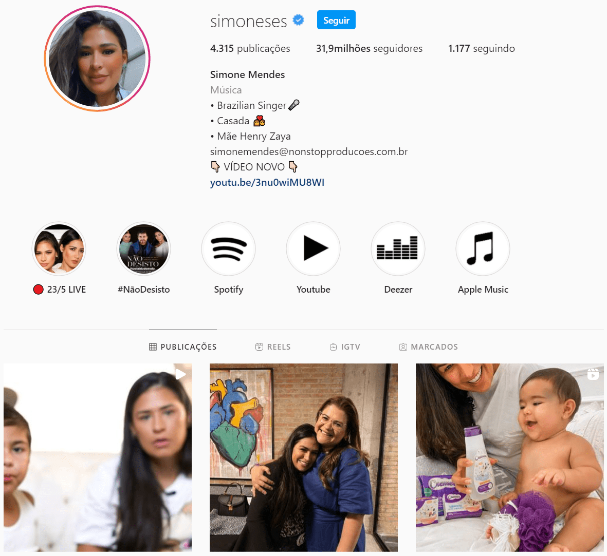 Descubra quais são os 7 maiores perfis do Instagram Brasil! - AhaSave